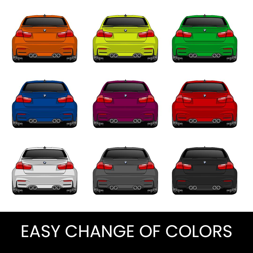 BMW F80 Vector Art /svg/ai/eps/png/pdf/4k - Etsy UK