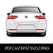 VOLKSWAGEN PASSAT B8 - Vector Art /svg/ai/eps/png/pdf/4k - Etsy
