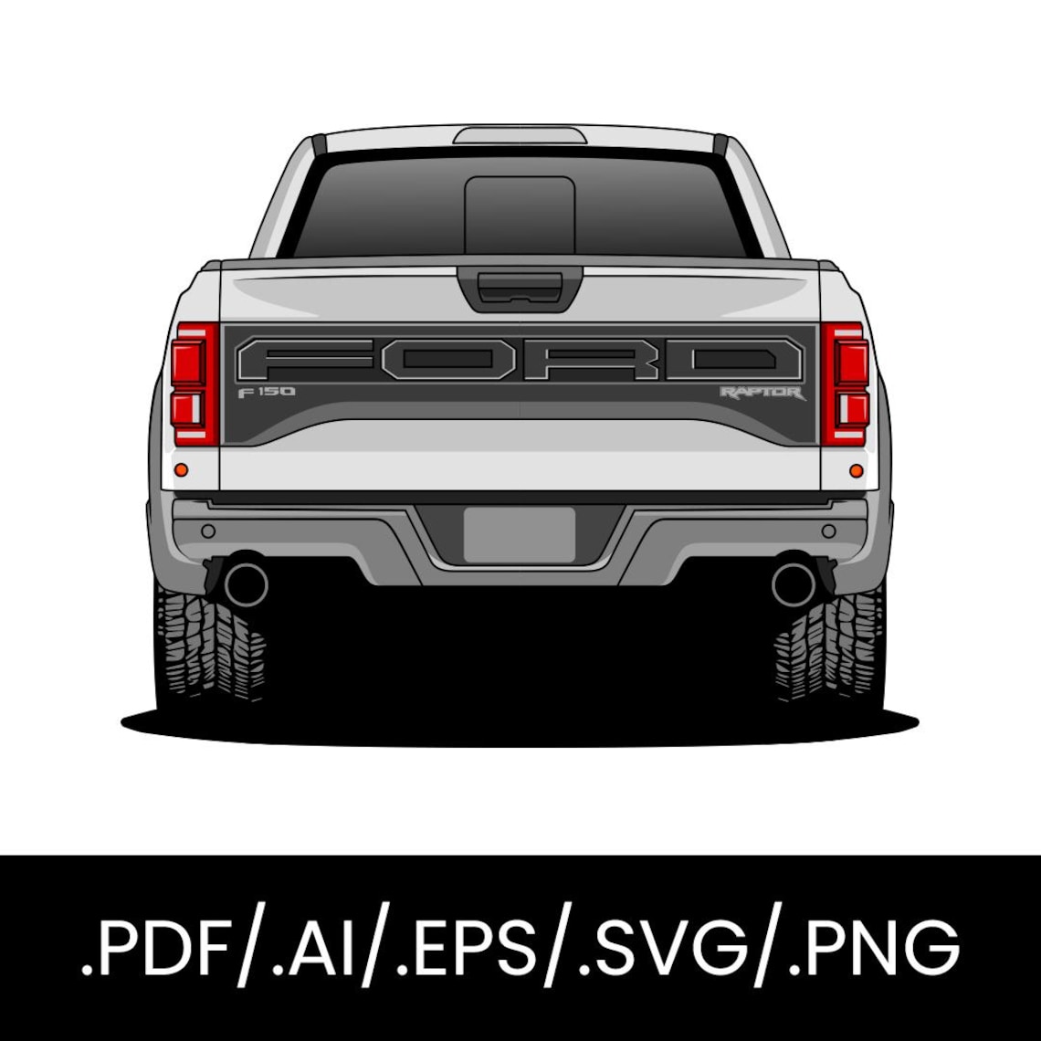 FORD F-150 RAPTOR - Vector Art /svg/ai/eps/png/pdf/4k - Etsy