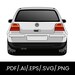 VOLKSWAGEN GOLF MK4 - Vector Art /svg/ai/eps/png/pdf/4k - Etsy