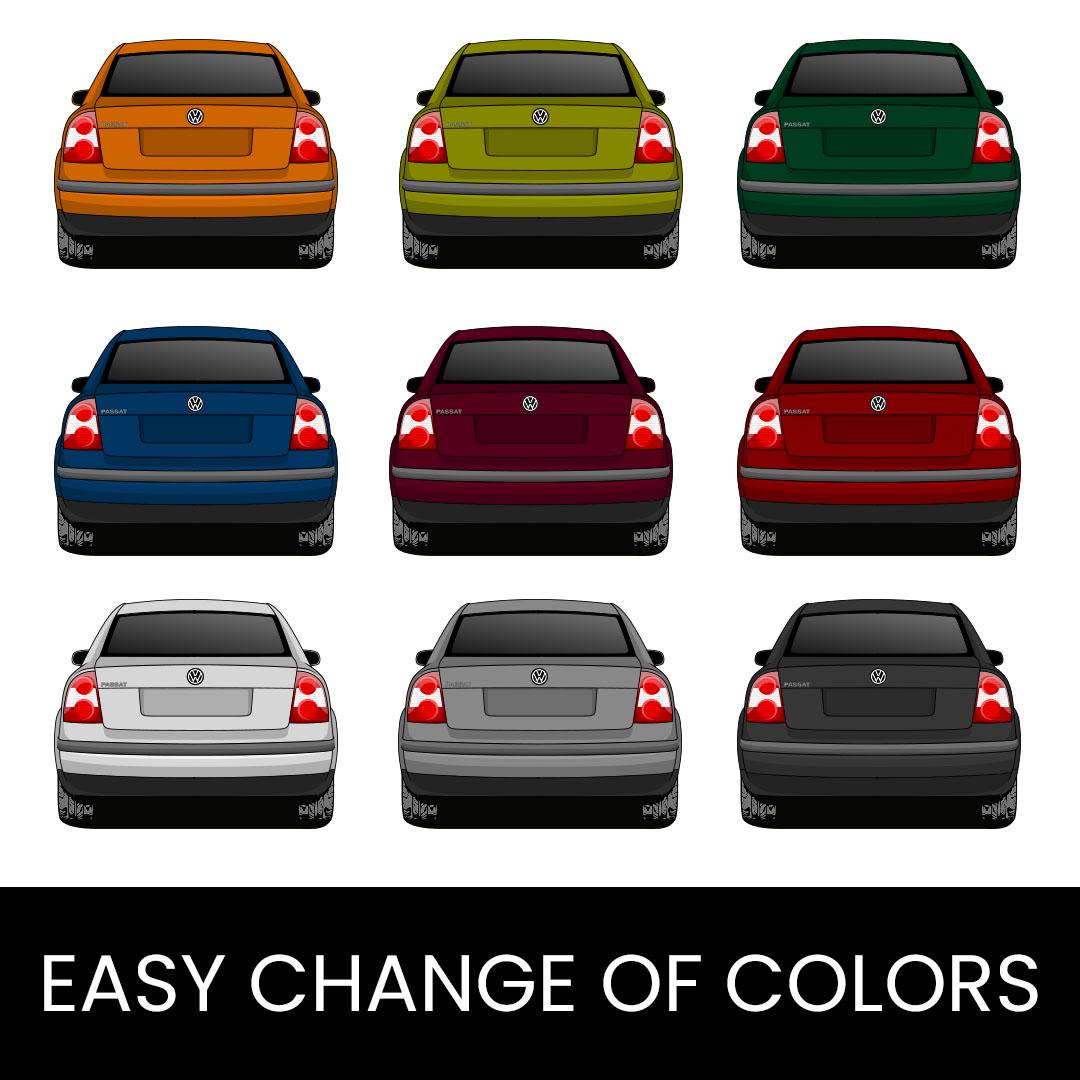 VOLKSWAGEN PASSAT B5 - Vector Art /svg/ai/eps/png/pdf/4k - Etsy