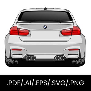 BMW F80 Vector Art /svg/ai/eps/png/pdf/4k - Etsy UK