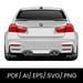BMW F80 Vector Art /svg/ai/eps/png/pdf/4k - Etsy UK