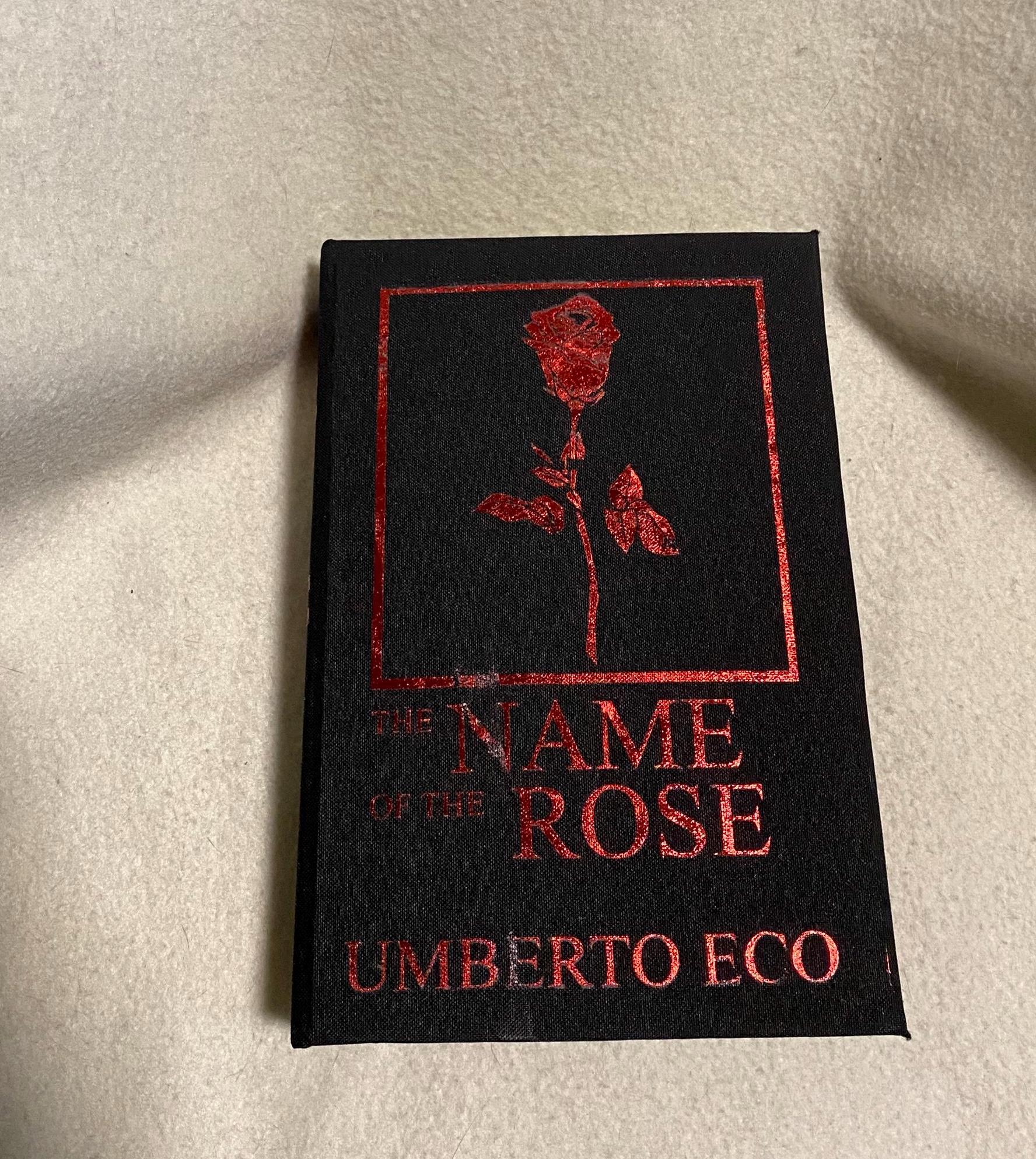 The Name of the Rose by Umberto Eco Custom Hardcover Collector Book ...
