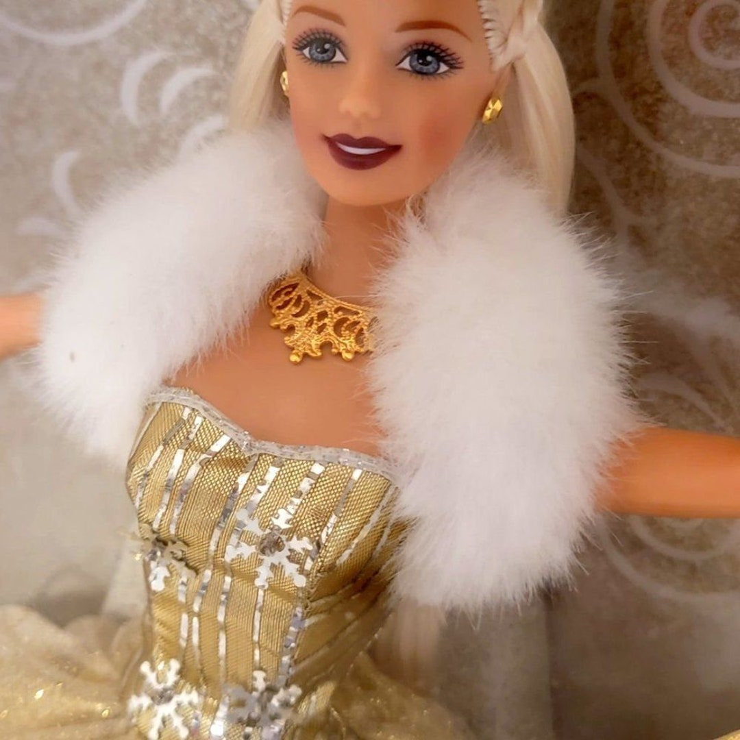 BARBIE Doll Gold Celebration 2000 Edition With Ornament New in Box - Etsy