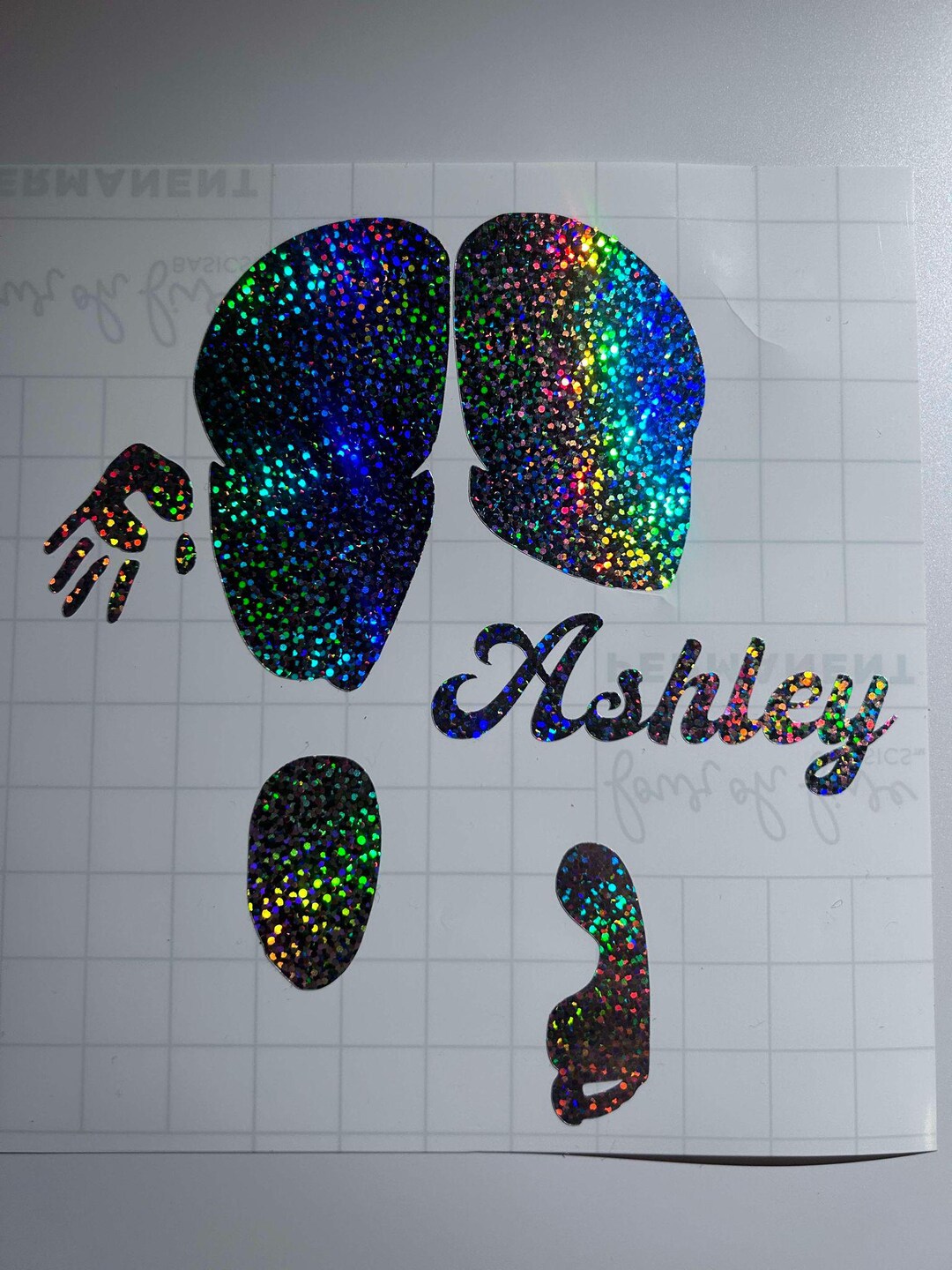 Female Body Painting Decal | Customizable Body Decal | Trending Decal ...