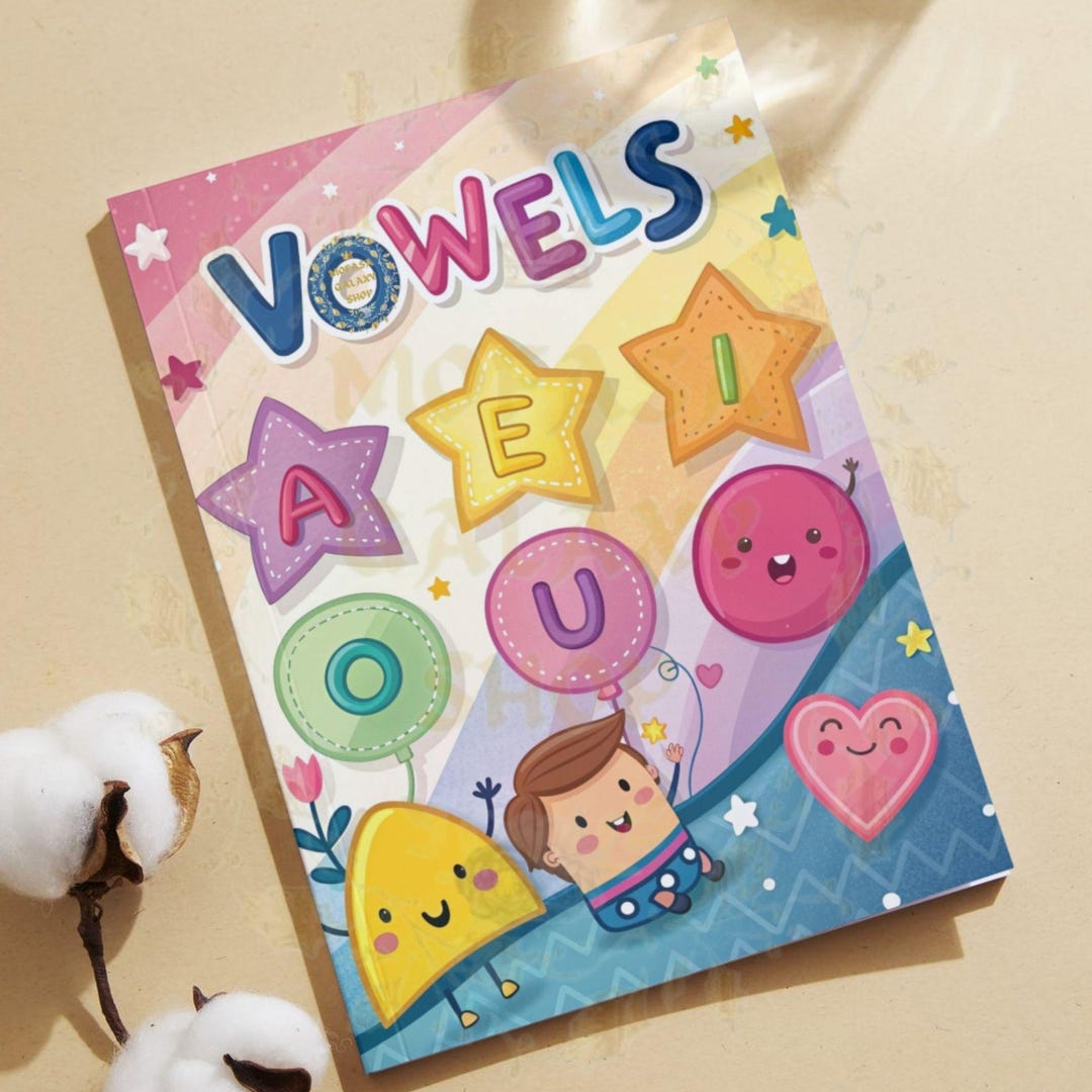 Interactive Vowels Activity Book for Kids – Fun Learning With ...