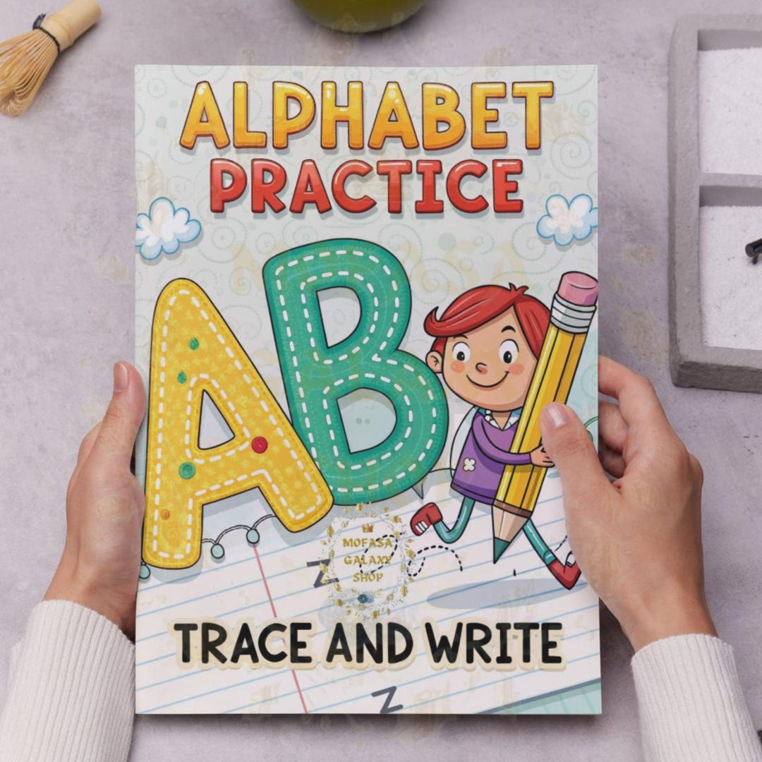 Alphabet Practice Trace and Write Fun Handwriting Workbook for Kids ...