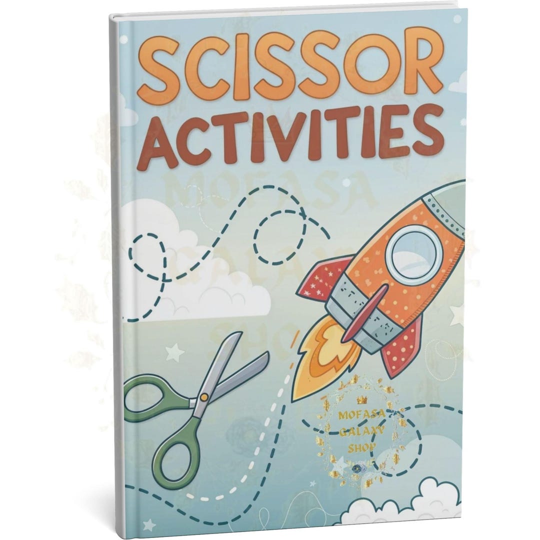 Scissor Cutting Activity Book | Fun & Educational Cut-and-paste ...