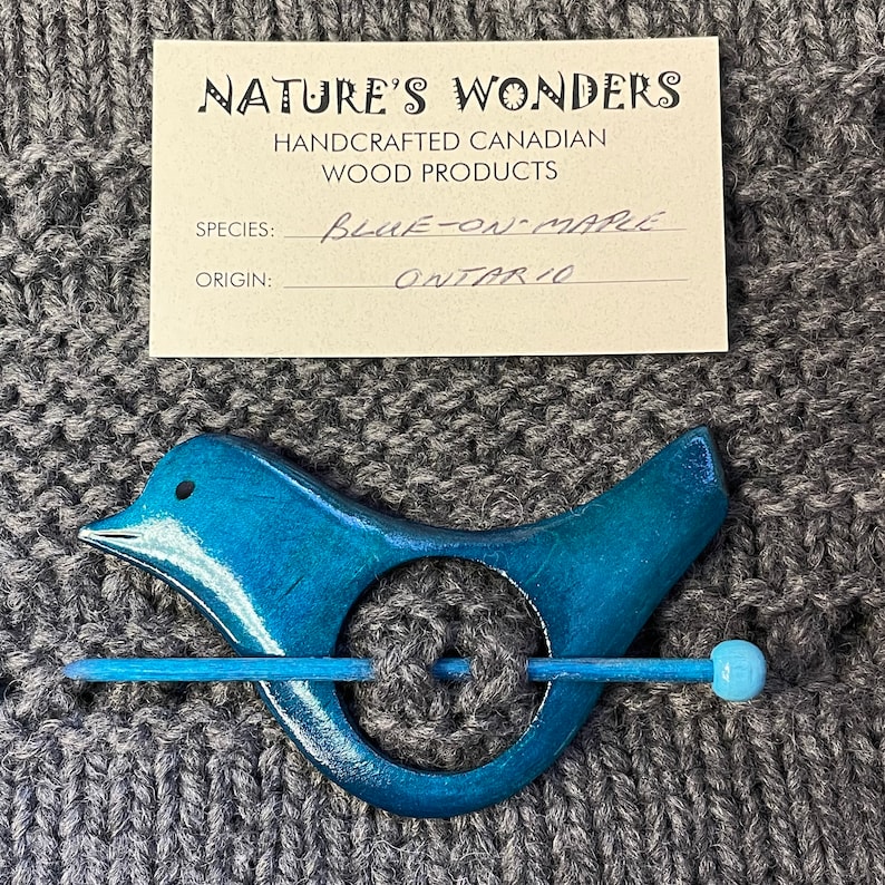 Handmade Bird Shawl Pins With Sticks - Etsy