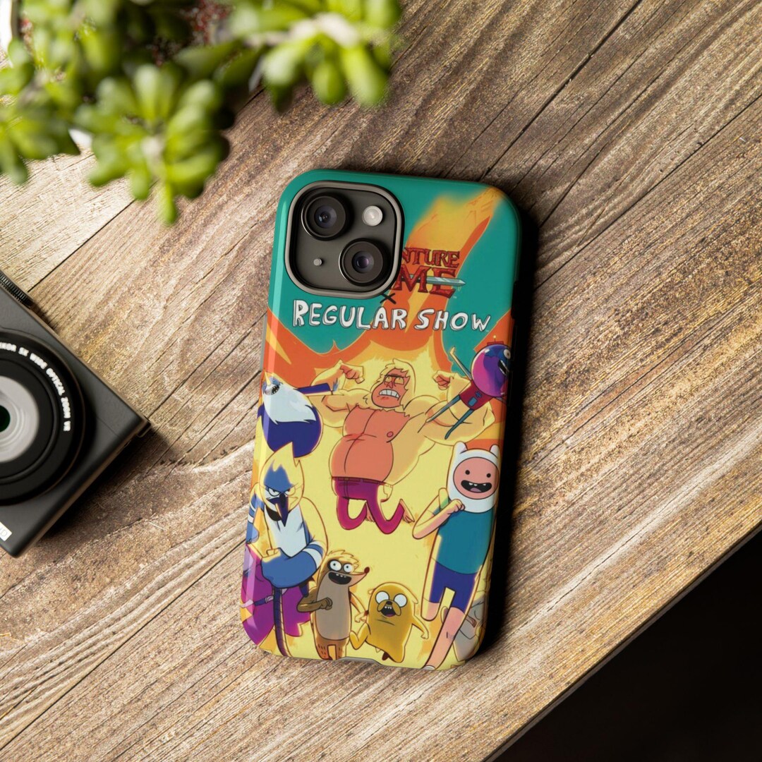 Adventure Time and Regular Show Phone Case | Tough Cover for iPhone 16 ...