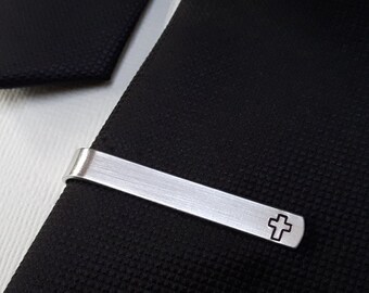 Cross Tie Clip - Etsy