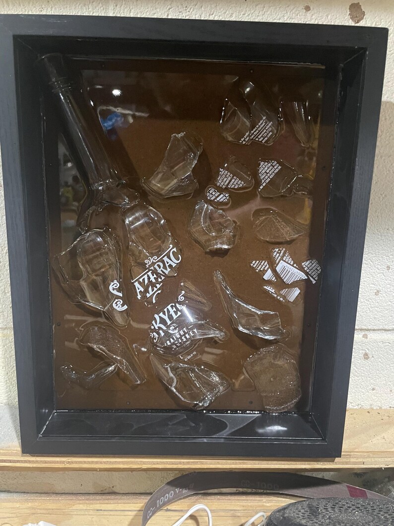 Custom Built Exploded Bourbon Bottle Shadow Boxes - Etsy