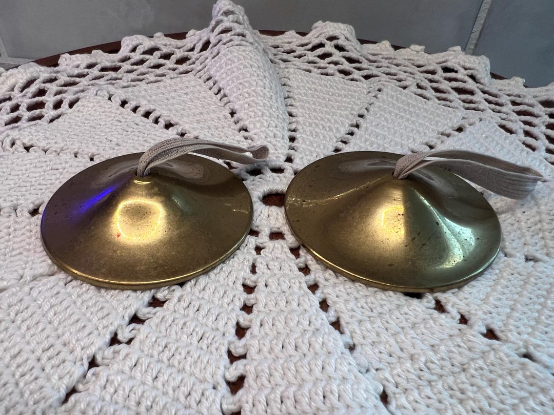 Vintage BRASS Finger Cymbals, Made in India - Etsy