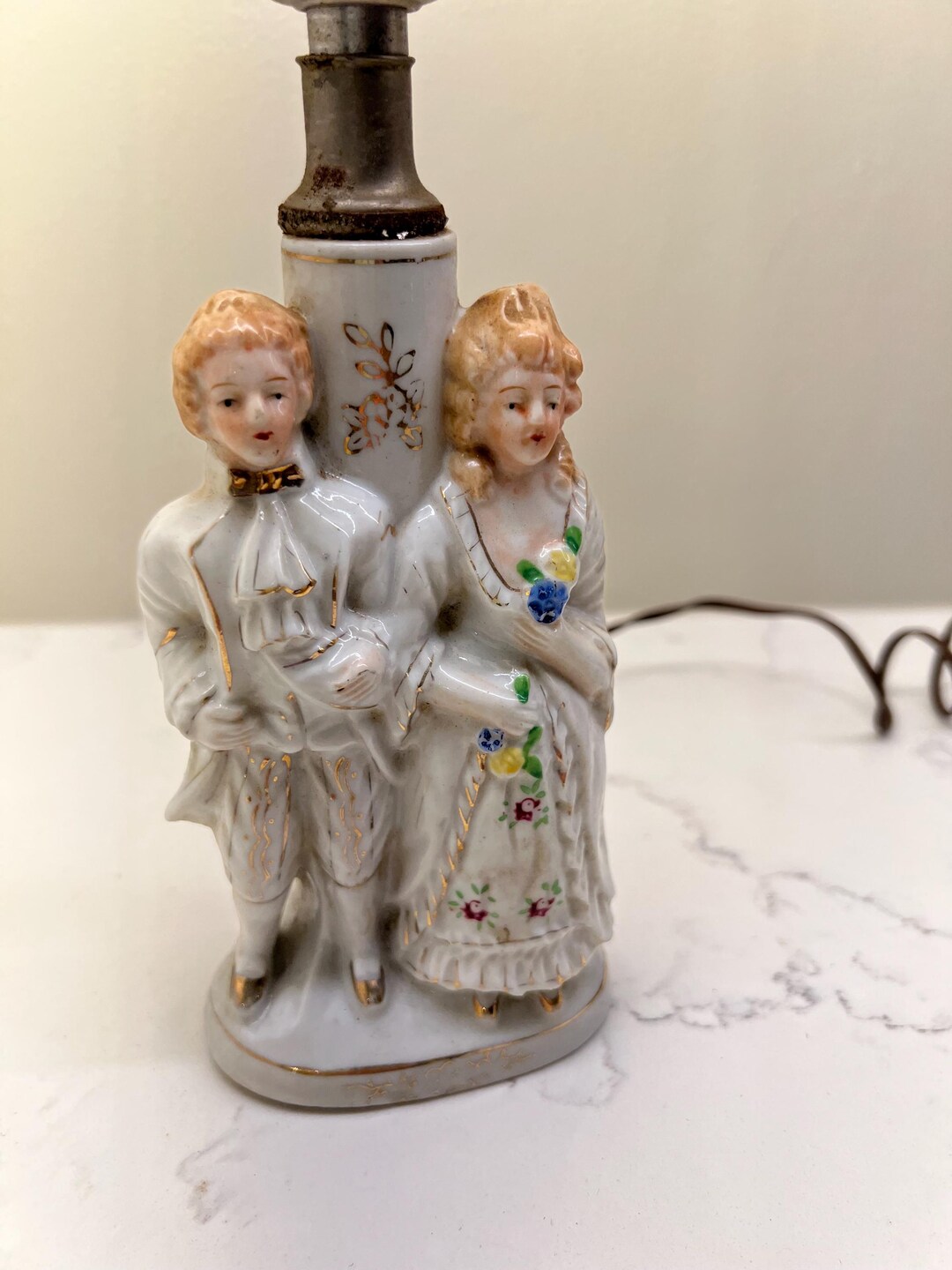 Vintage Victorian People Lamp, Antique Lamp, Victorian Lamp, History ...