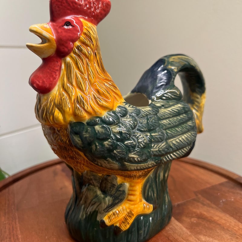 Rooster Pitcher - Etsy