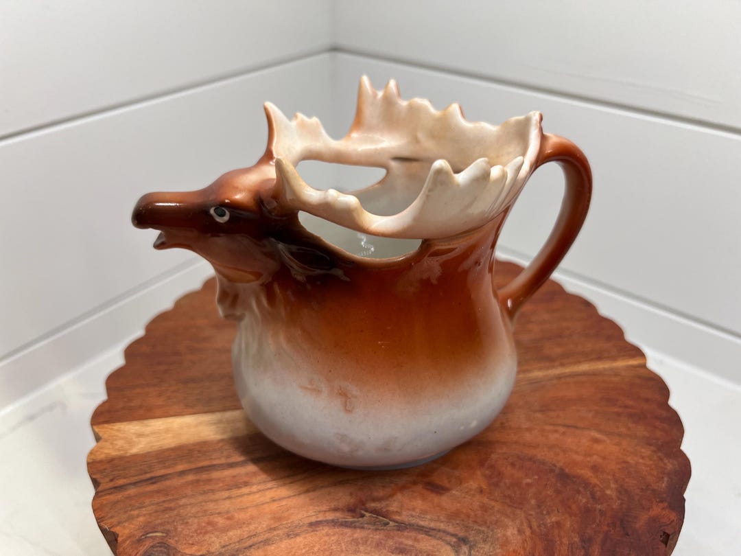 Moose Elk Creamer Milk Pitcher Austria - Etsy