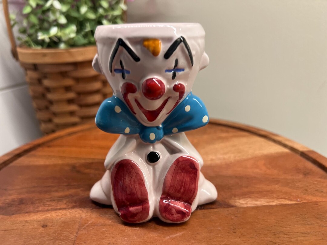 Vintage Clown Planter, Clown Decor, Vintage Planter - Etsy