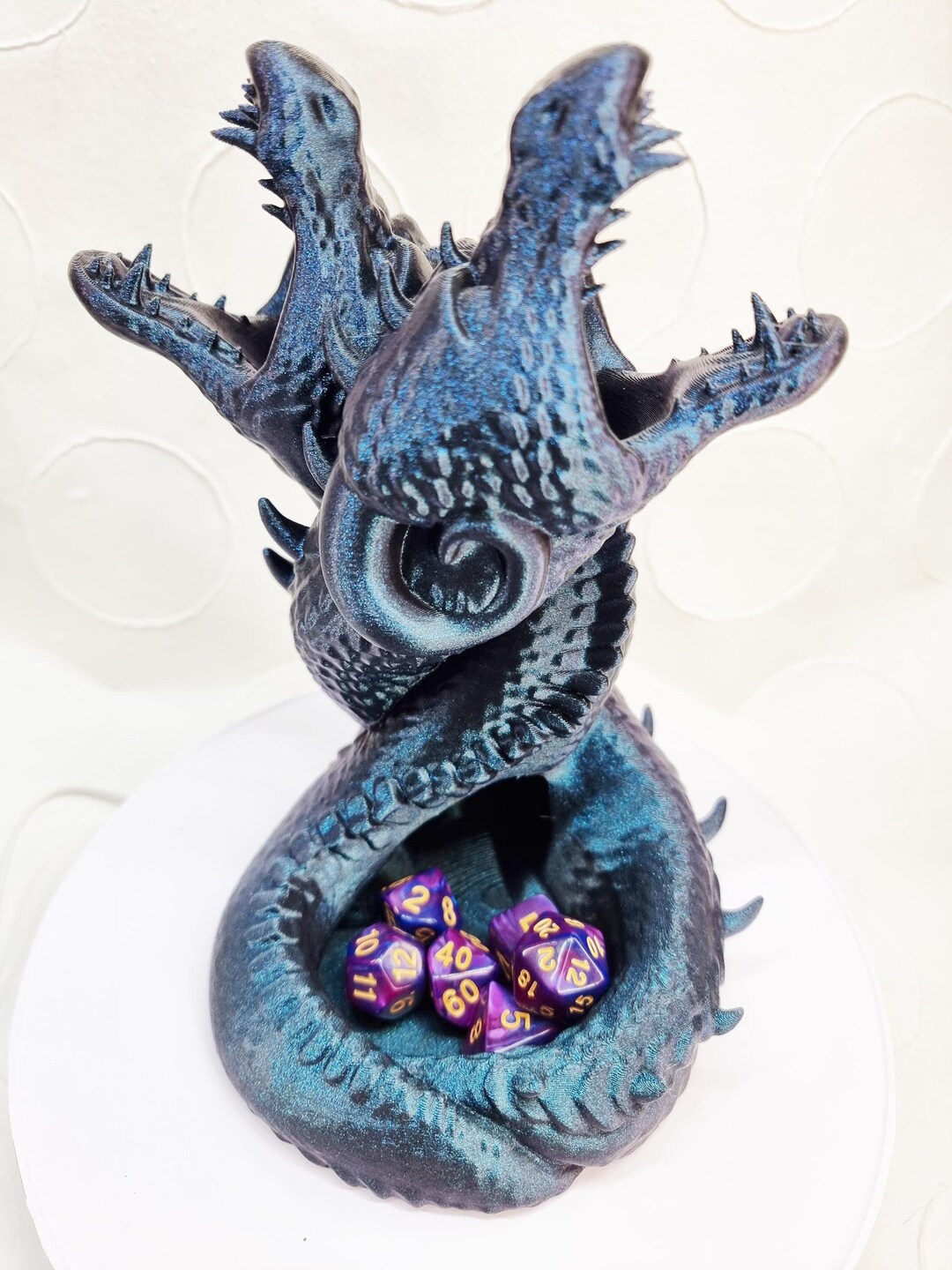 Double Dragon Dice Tower – 3D Printed Fantasy Accessory for Tabletop ...