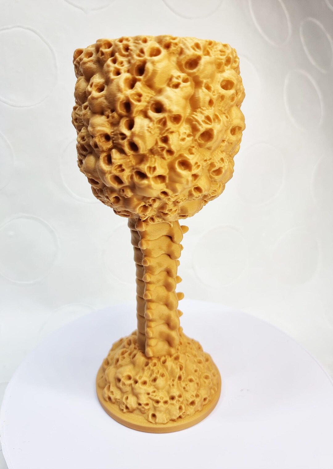 3D Printed Gold Skull Chalice for Rpgs & Cosplay - Etsy