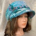 Designer Wool Cap Winter Warm Sky Blue Turquoise Lilac Violet Blue Wet ...