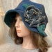 1920 Cloche Upcycled Repurposed Environmentally Friendly Denim Blue ...