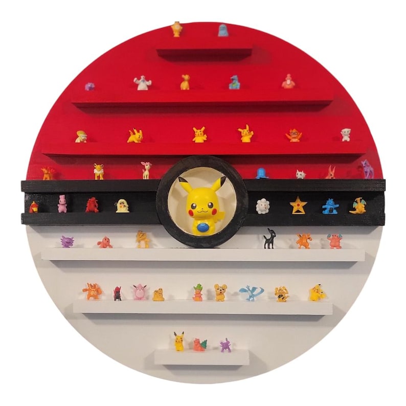 Pokeball Figurine Wall Display Pokemon Display Pokemon Toy Display ...