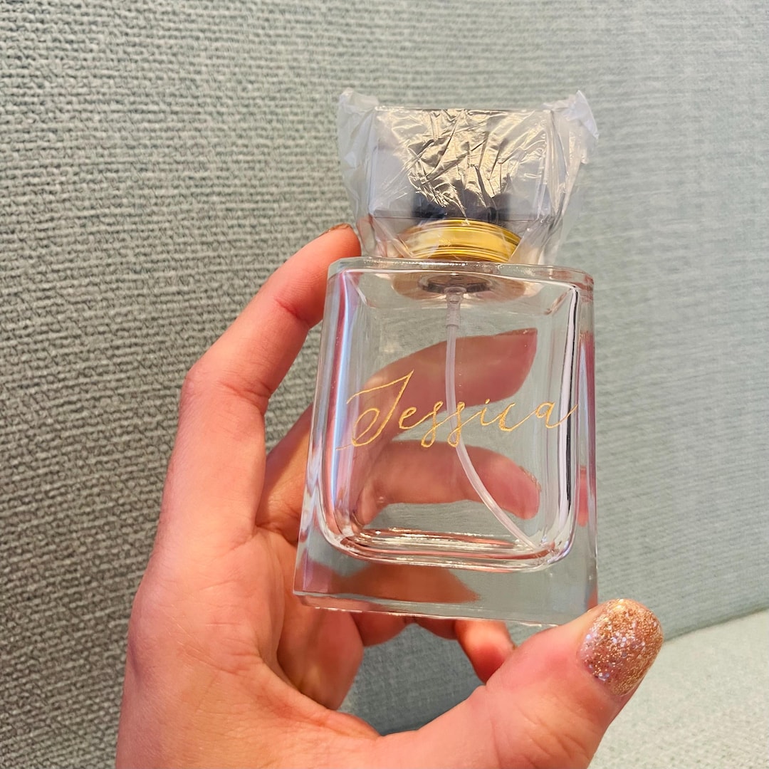 Custom Engraved/calligraphy 50ml Perfume Bottle Personalized Glass ...