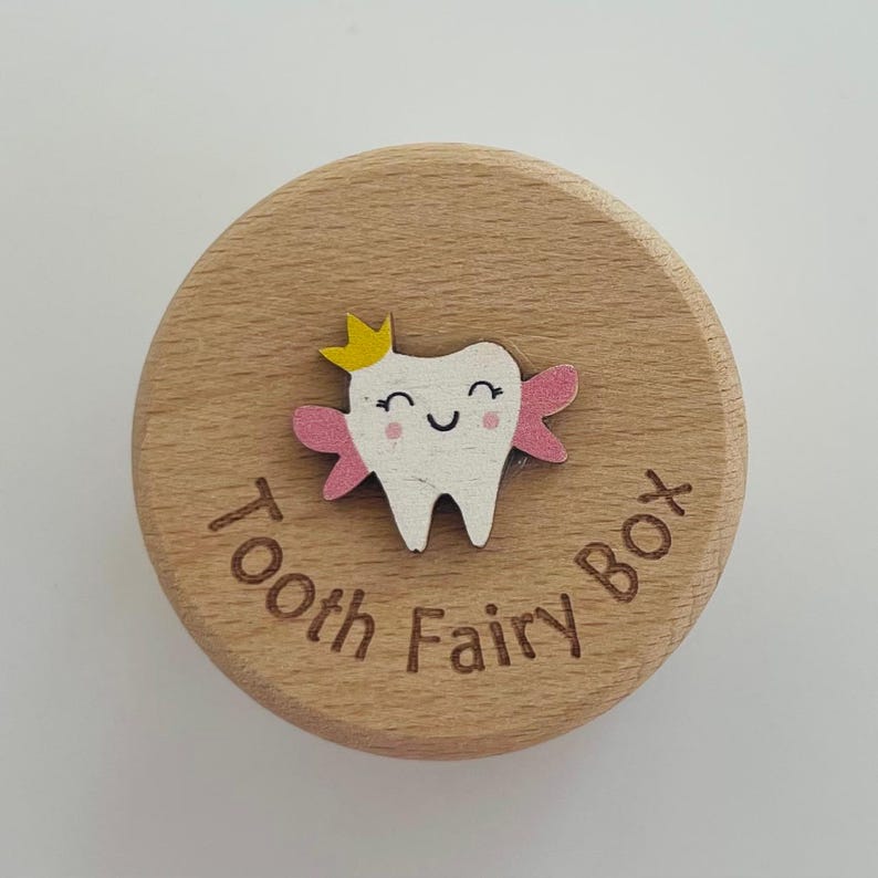 Custom Engraved Tooth Fairy Box With Vinyl Personalization ...