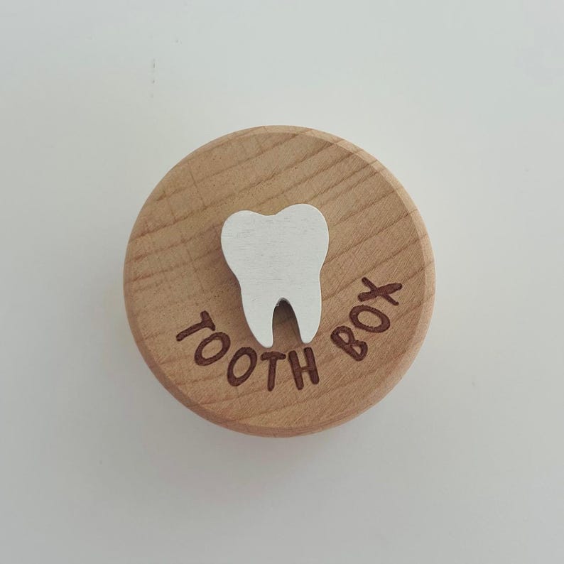 Custom Engraved Tooth Fairy Box With Vinyl Personalization ...