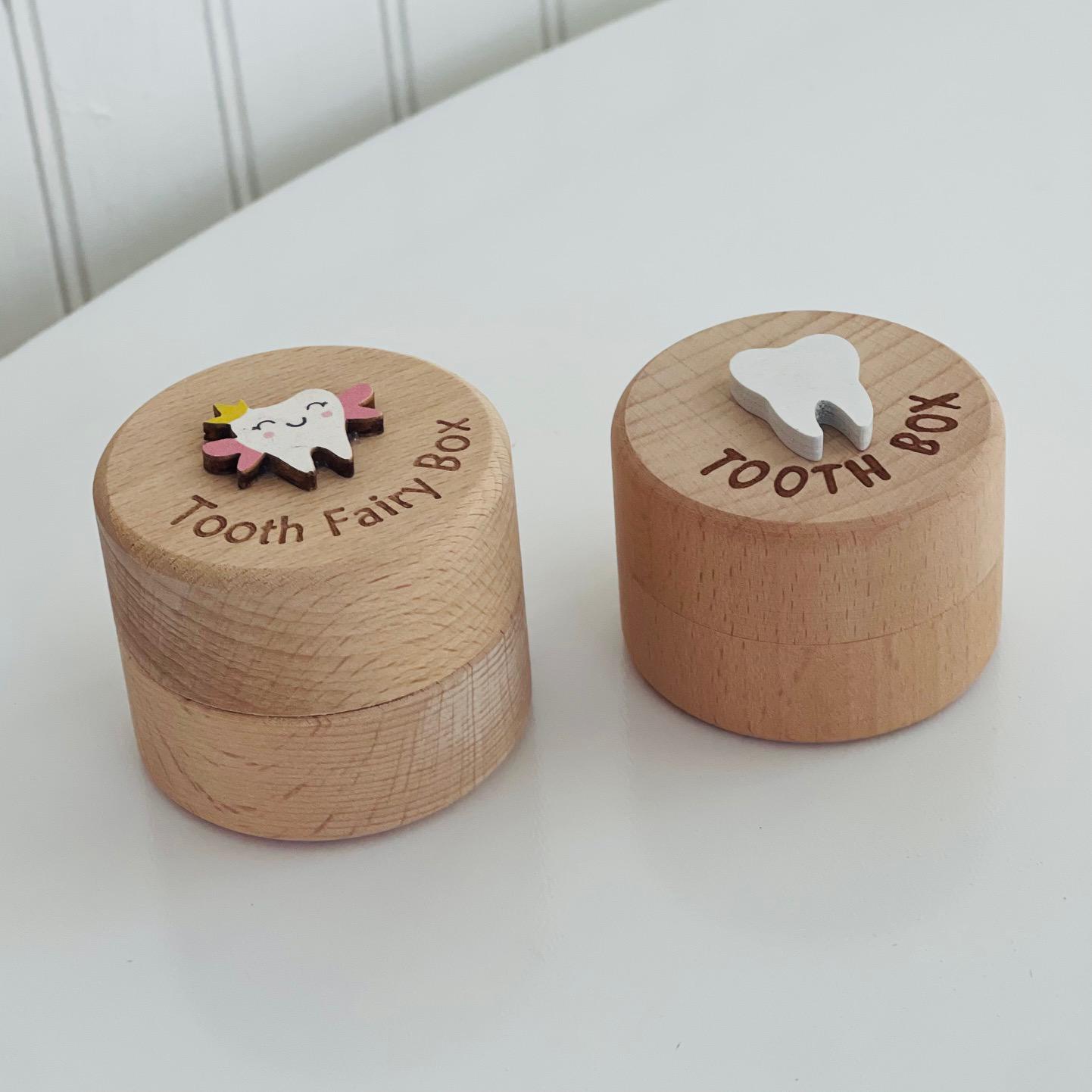 Custom Engraved Tooth Fairy Box With Vinyl Personalization ...