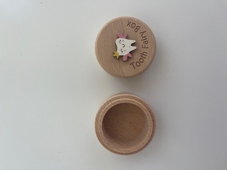 Custom Engraved Tooth Fairy Box With Vinyl Personalization ...