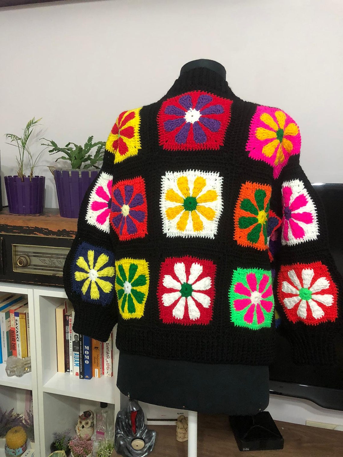 Own-designed Floral Cardigan - Etsy