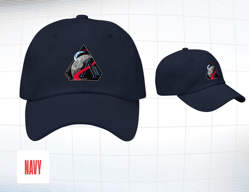 Artemis II Patch Dad Hat – NASA Moon Mission Cap (DTF Print, Adjustable ...