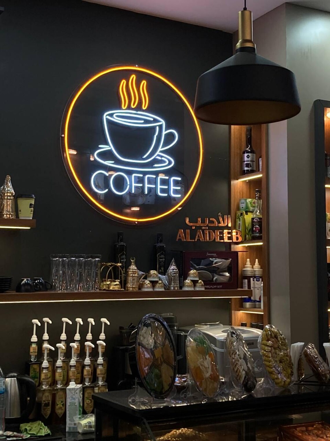 Coffee Neon Sign, Coffee Cup Neon Sign, Cafe Bar Sign, Custom Neon Sign ...