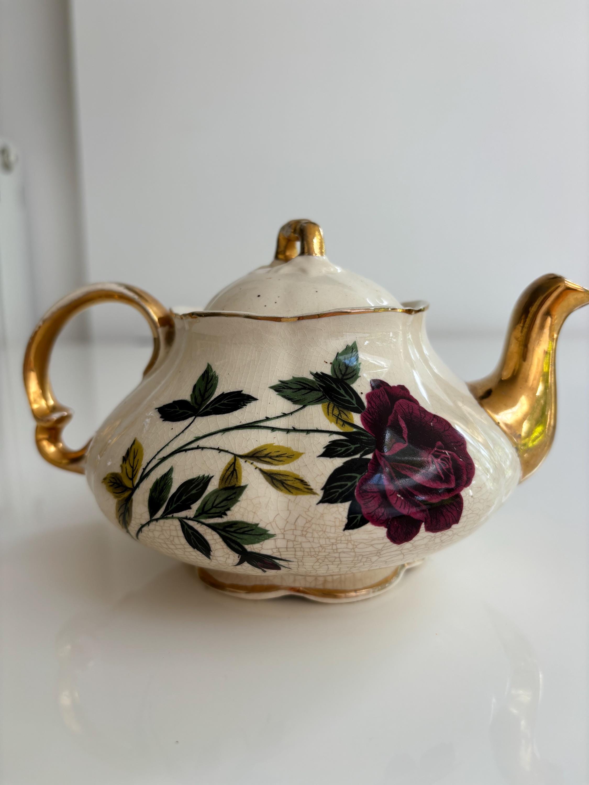 Heatmaster Vintage Teapot, Sugar Bowl & Milk Jug Set - Etsy