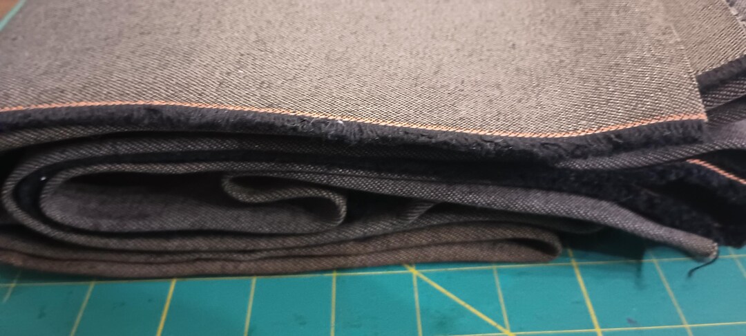 Twill Denim, Brown Heavy Cotton Fabric Bottom Weight 2 Yds X 64" Jeans ...