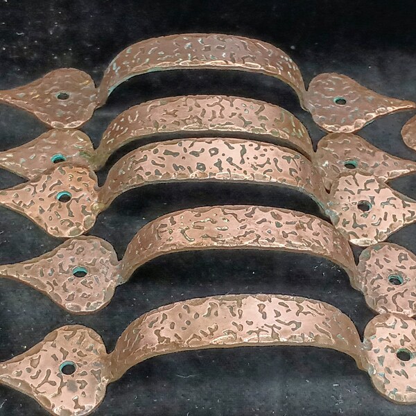 Copper Drawer Pull - Etsy