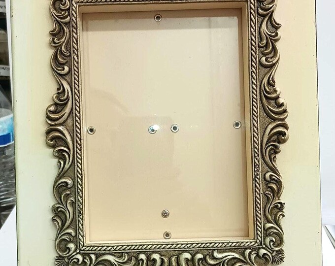 Shadow Box Photo Picture Frame, Stand Up, Scroll Embellishments #E2583 ...