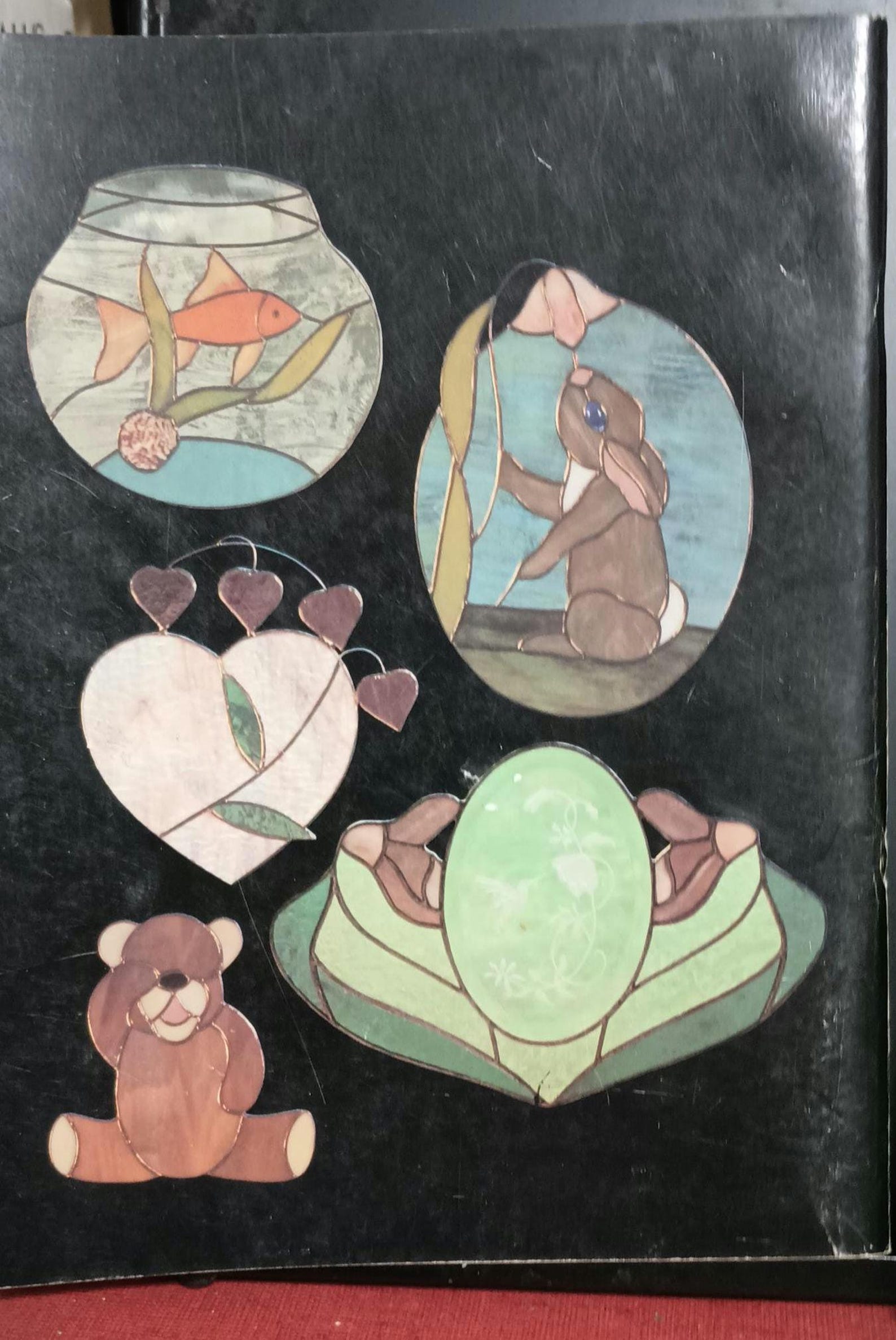 Patterns for Stained Glass Fans, Bevels, Ovals by Eva Battoe, 72 ...