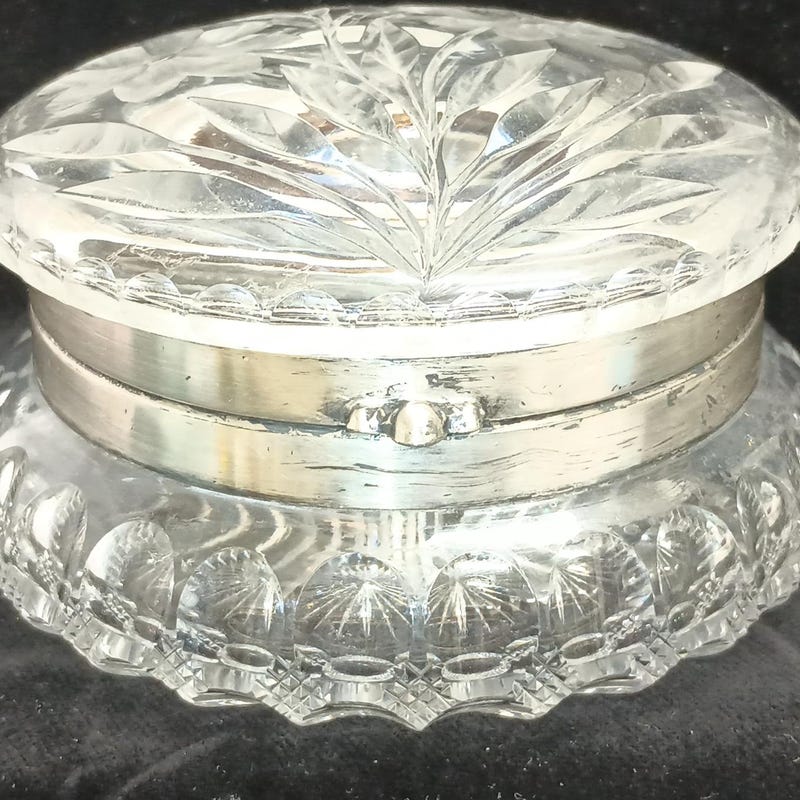 Cut Crystal Vanity Box - Etsy