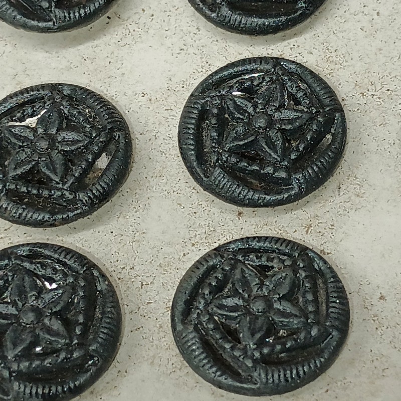 Metal Mirror Buttons - Etsy