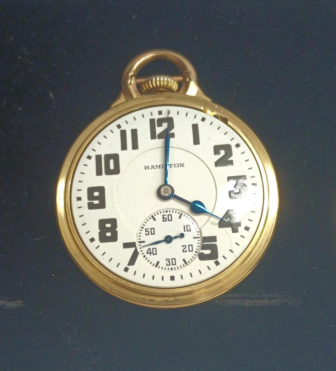 Vintage Hamilton Pocket Watch 21J, 992B, 10K Gold Filled, Runs, Keeps ...