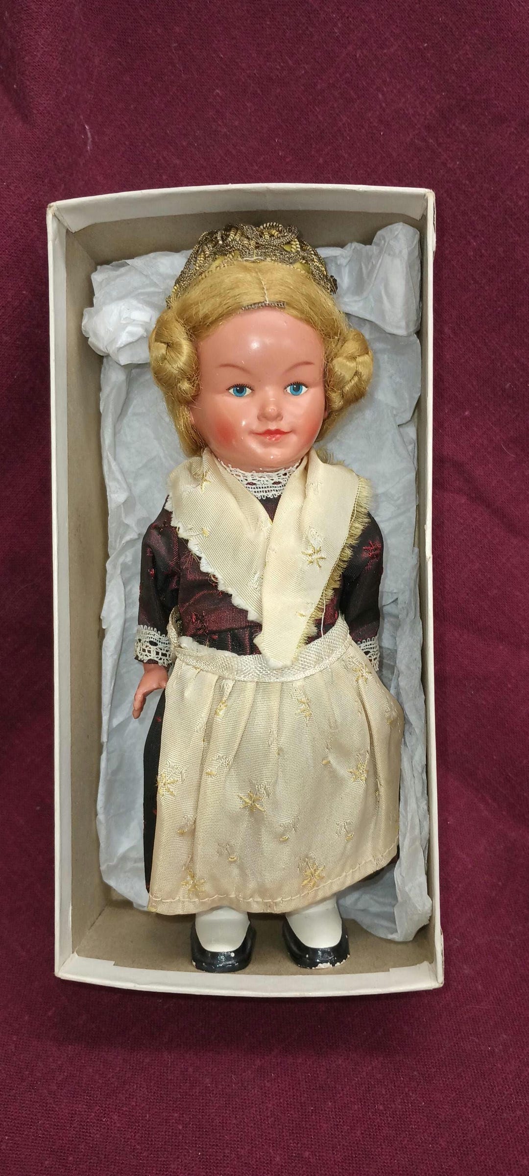 Vintage Wind up Dancing Doll, Works Well, Austria Traditional Folk ...