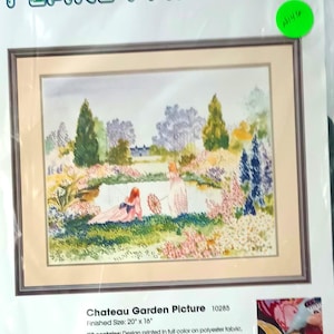 Candamar Designs Pearl Painting Kit Chateau Garden Picture #N146 - Etsy