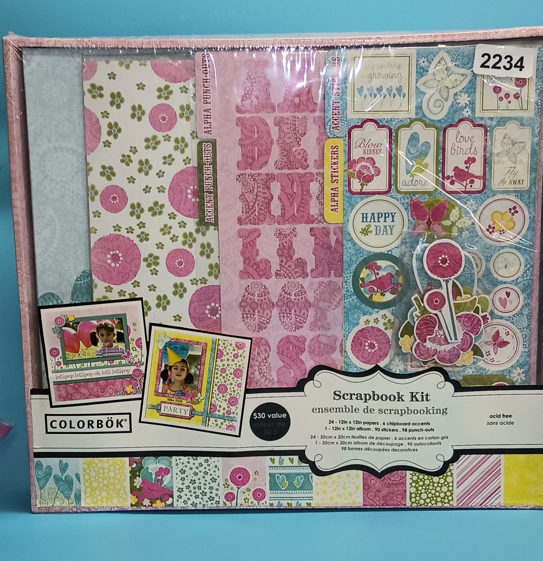 Colorbok Lollipop Scrapbook Kit Papers NIP Complete E2234 - Etsy