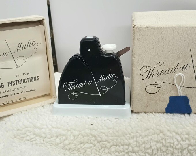 Vintage Thread a Matic Needle Threader Device in Original Box With ...