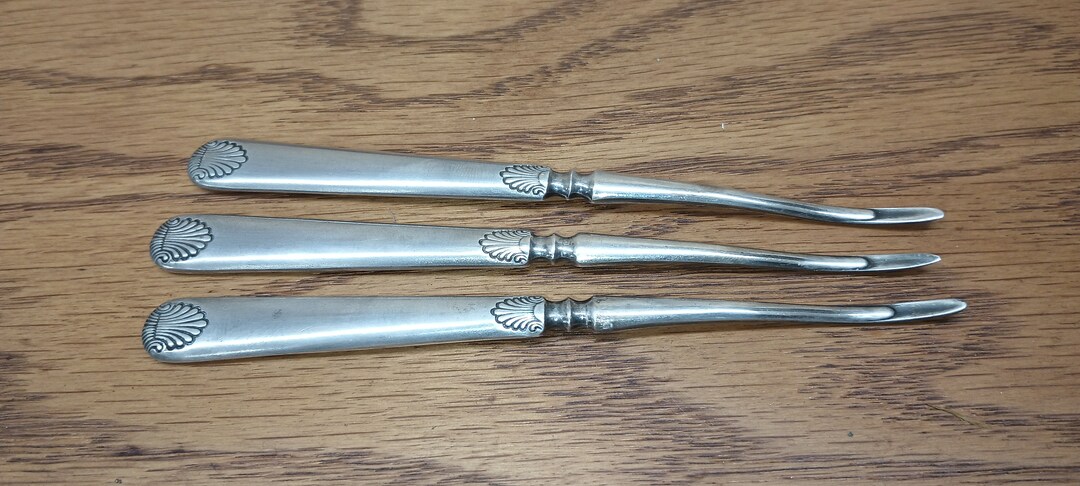 Antique 3 PC Nut Pick Set Rogers Shell Pattern 1860s E2028 - Etsy