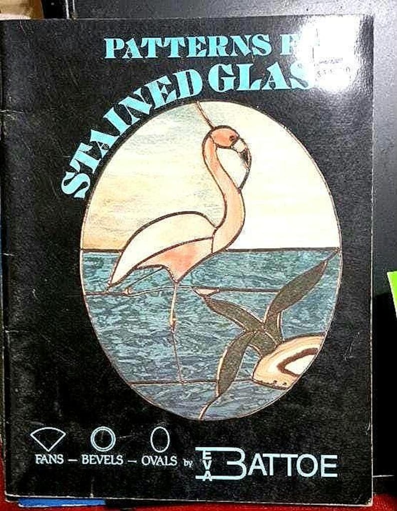 Patterns for Stained Glass Fans, Bevels, Ovals by Eva Battoe, 72 ...