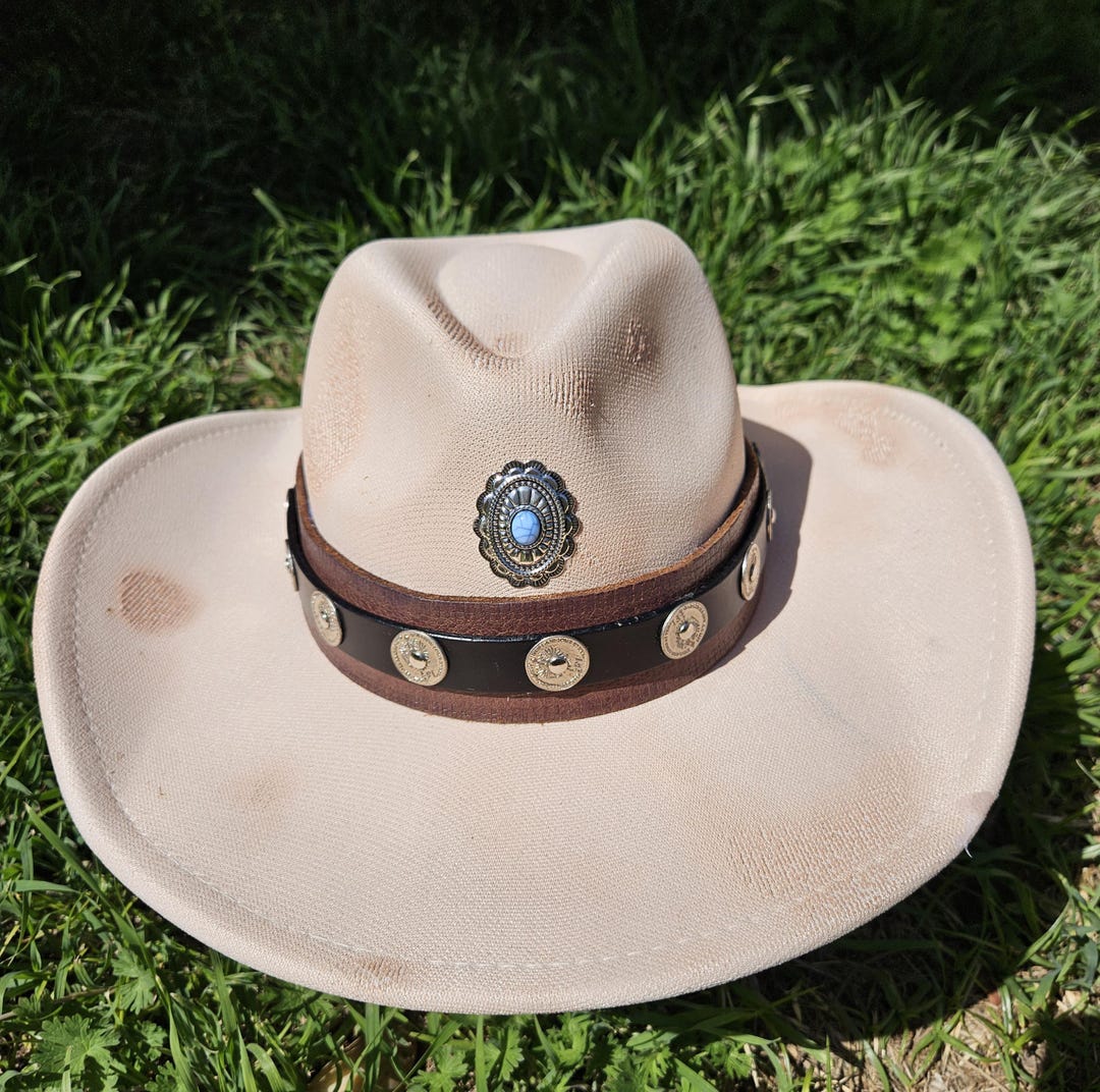 Sundance- Rustic Western Cowboy Hat - Etsy